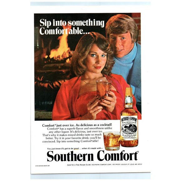 Southern Comfort | Art | 979 Southern Comfort Whiskey Vintage Print Ad ...